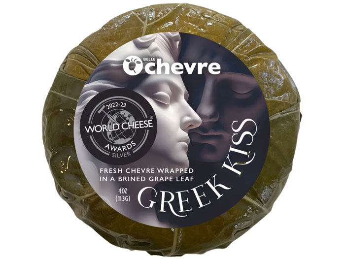 Belle Chevre Unveils Greek Kiss / Fresh Goat Cheese Wrapped in Brined ...