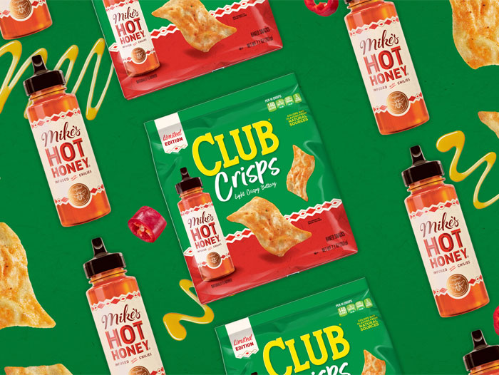 Club Crisps Launches First Ever Flavor Collab With Mikes Hot Honey For The Ultimate Sweet Heat