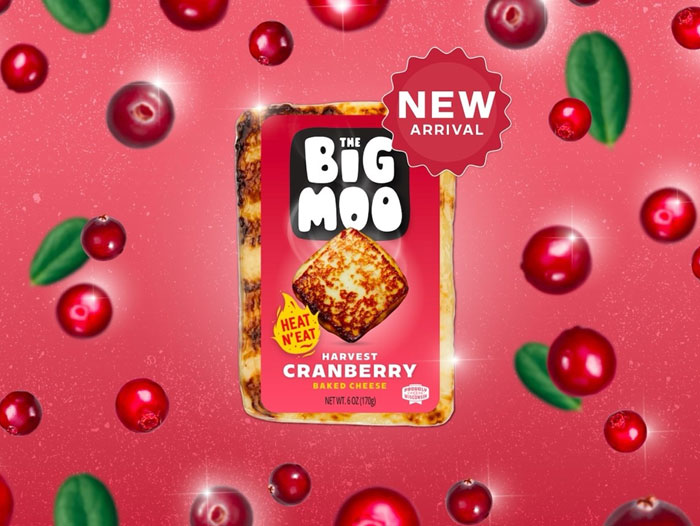 The Big Moo Unveils New Flavor: Harvest Cranberry Baked Cheese - Deli ...