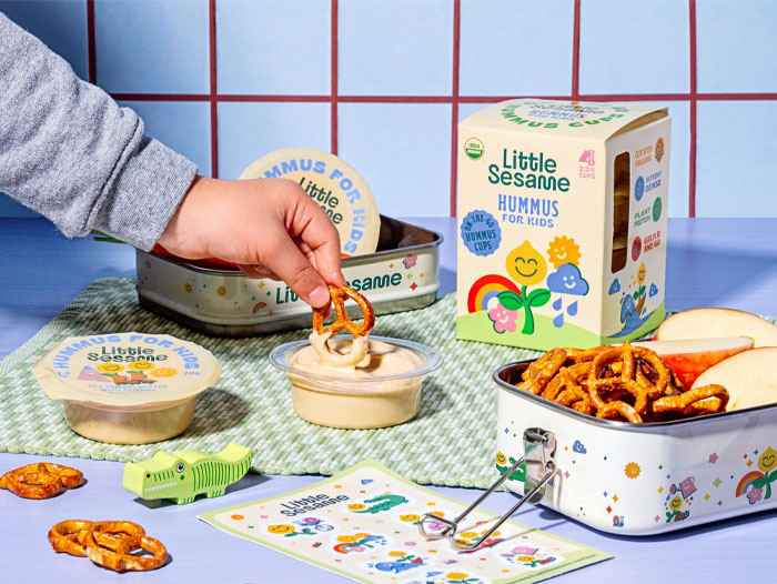 Little Sesame Launches First-to-Market Kids Hummus Cups - Deli Business